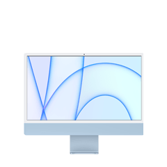 New Apple iMac (24-inch, Apple M1 chip with 8‑core CPU and 7‑core GPU ...