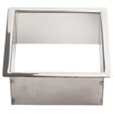 Amazon.com: 6" Square X 1" Deep Stainless Steel Trash Grommet: Home ...