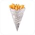 30 x Disposable Newsprint Paper Chip Cones party take away: Amazon.co ...