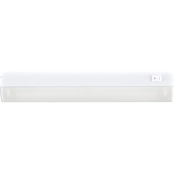 GE Fluorescent Light Fixture, 18-Inch Direct Wire Plug-Inch Metal 10112 ...