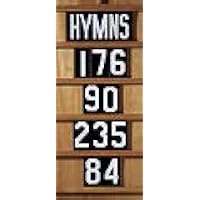 Amazon.com: Religious Supply Hymn Board Numbers Hymn Board Numbers ...