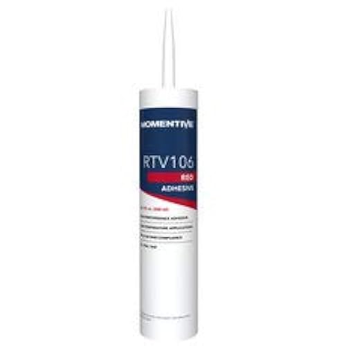 MOMENTIVE RTV106 Adhesive/SEALANT RED Paste 10.1 FL OZ Cartridge ...
