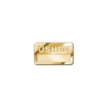 Amazon.com : Usher Name Tag - Pack of 3 : Office Products