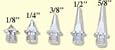 Amazon.com : Track Spikes - Bag Of 100 Pyramid Spikes For Track And ...