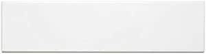 White Ceramic Subway Tile 4" X 16" (Box of 11 Sqft)- Matte Finish ...