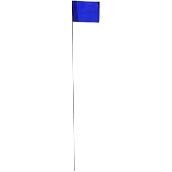 Amazon.com : Marking / Survey Flags, 4" x 5" w/21" wire, several colors ...