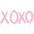 Amazon.com - XOXO Pink - Sticker Graphic - Auto, Wall, Laptop, Cell ...