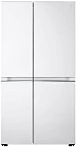 LG LS25CBBWIV Side by Side Refrigerator, 645 Liter Capacity, White ...