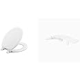 KOHLER 20467-0 Stonewood Quiet-Close Round-Front Toilet Seat, Slow ...