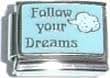 Amazon.com: Clearly Charming Follow Your Dreams Italian Charm Bracelet ...