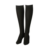 Amazon | ボンボラン Bonvolant スリムハイソックス 2足組 （黒色） 段階圧縮ハイソックス (L) | | 健康・美容ソックス