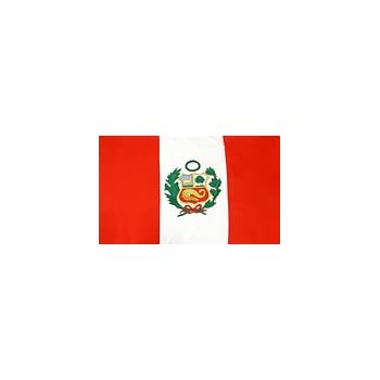 Amazon.com : Peru National Flag 3 x 5 NEW 3x5 Large Peruvian Banner ...
