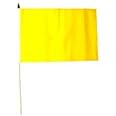 Amazon.com : One Dozen Yellow 12x18in Stick Flags. : Patio, Lawn & Garden