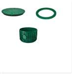 Tuf-Tite 3PC Bundle 24x12 riser, 24in ring & 24 in FLAT lid: Amazon.com ...