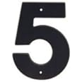 Amazon.com: 5" Oil Rubbed Bronze House Number # 0 - Home Addressing 51 ...