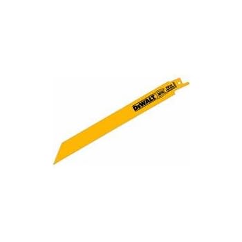 DeWALT DW4811B 6" 18tpi Straight Back Bi-Metal Reciprocating Saw Blade ...