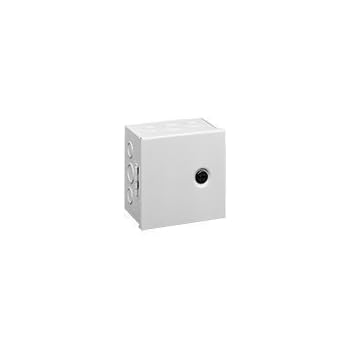 Hoffman AHE12X12X4 Pull Box, Hinged Cover, Steel, 12" x 12" x 4", Gray ...
