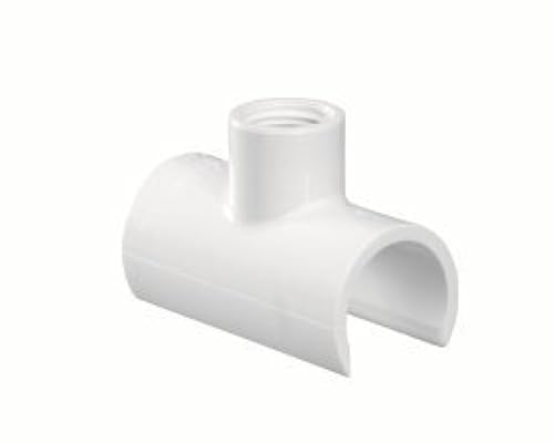 Tee, Snap On, 1 x 1/2 In, Snap x FPT, PVC in Saudi Arabia | Whizz ...