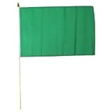 Amazon.com : One Dozen Yellow 12x18in Stick Flags. : Patio, Lawn & Garden