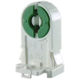 Leviton 13654-TWP Linear Fluorescent Lampholder, T5 Miniature Bi-Pin ...