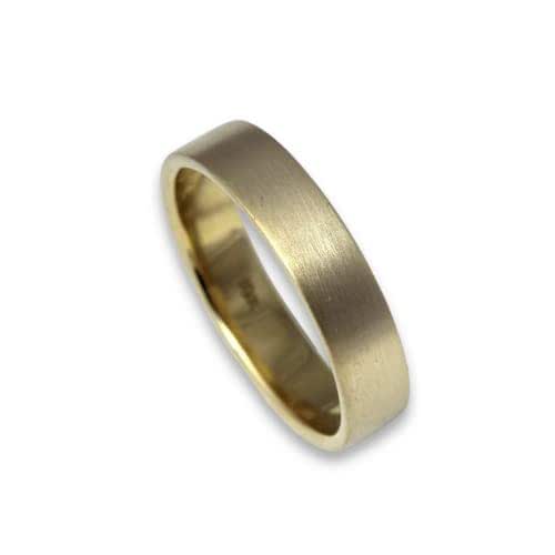 Amazon.com: Solid 18k gold wedding band various gold colors : Handmade ...