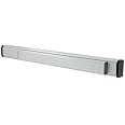 Satin Aluminum 36" Jackson 1285 Push Pad Concealed Vertical Rod Right ...