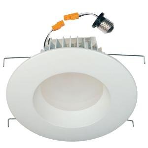 Commercial Electric White Recessed Led Trim 6 Inch