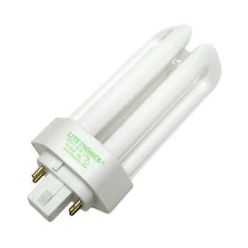 Litetronics 59670 - L-12322 32W T4 T GX24Q-3 3500K 4-PIN Triple Tube 4 Pin Base Compact ...