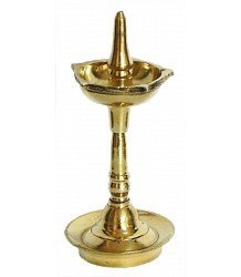 Buy Brass Kerala Deepa Diya Oil Lamp 5" Online at Low Prices in India ...