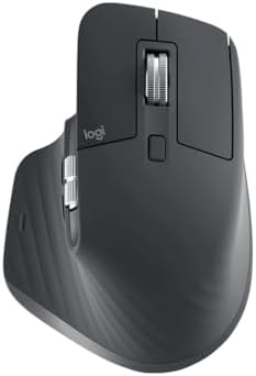Logitech mx master 3s for business, wireless mouse with quiet clicks, 8k dpi, secured logi bolt ...