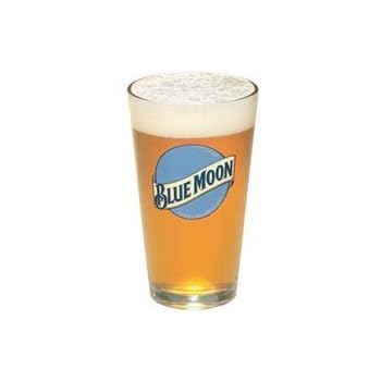 Amazon.com | Blue Moon XL 23 Oz Wheat Beer Glass | Set of 2 Bar Edition ...