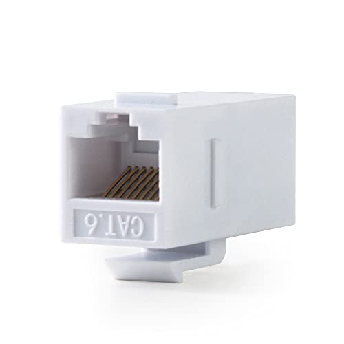 Iwillink (5-Pack) RJ45 Cat6 Keystone Coupler, Female to Female Cat6 ...