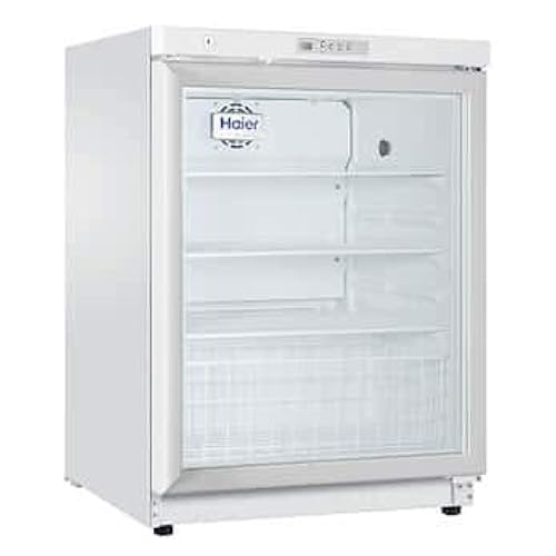 Haier HYC-118A(115V/60Hz) 4.2 Cu Ft 2-8℃ Glass Door Undercounter Pharmacy Refrigerator, 115 VAC ...