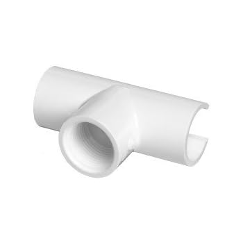 Amazon.com: 3/4" x 3/4" Snap Tee Snap x Slip PVC Fittings Sch 40: Home ...
