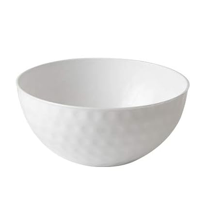 Pack of 4 Elegant Premium Plastic Pasta Bowls | Large Cereal Bowls ...