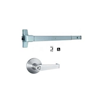 Cal-Royal COMBO5000EO36AL Push Bar Panic Exit Device, Aluminum with ...