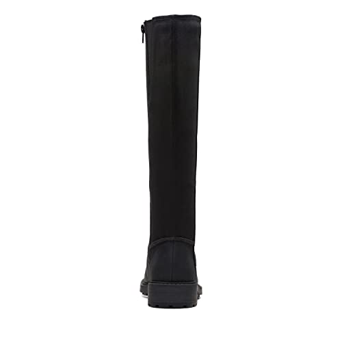 Clarks+Women%27s+Opal+Glow+Knee+High+Boot+Black+Leather+9 for sale ...