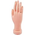 Amazon.com : soft plastic hand model nail art flectional : Fingernail ...