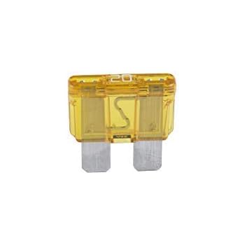 Amazon.com: Littelfuse (MIC2020.VP) MICRO2 Yellow 32V 20 Amp Blade Fuse ...