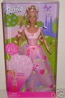 Amazon.com: Rose Princess Barbie Hair and Gown Magically Transform ...