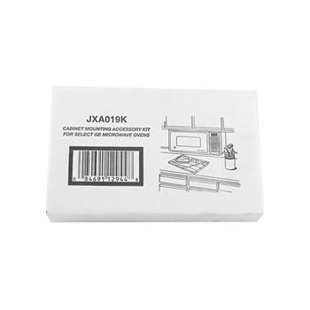 Amazon.com: GE JXA019K Undercabinet Microwave Mounting Kit with Mini ...