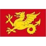 English Pendragon Anglo Saxon Flag (A) 5ft x 3ft: Amazon.co.uk: Garden ...