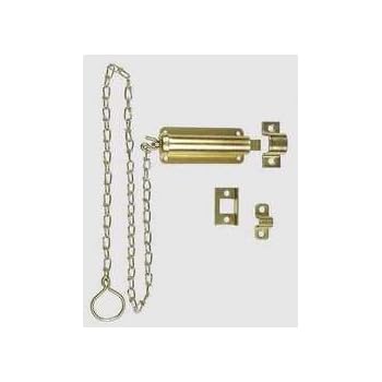 Spring Loaded Chain Bolts, Brass: Door Hardware: Amazon.com: Industrial ...