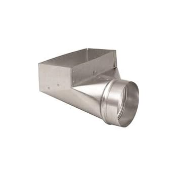 Master Flow 12 in. x 6 in. to 6 in. Universal Register Box with Flange ...