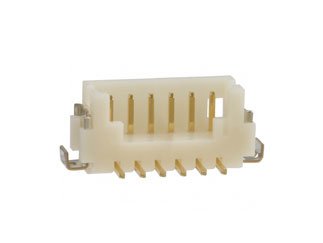 HIROSE ELECTRIC DF13-6P-1.25V(50) DF13 Series 6 Position Single Row 1. ...