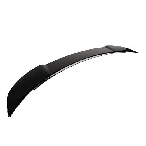 AutoForever Matte Black Rear Trunk Spoiler Compatible with 2015-2020 ...
