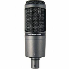 Audio-Technica AT2020 USB Microphone USB cardioïde à électret Noir ...
