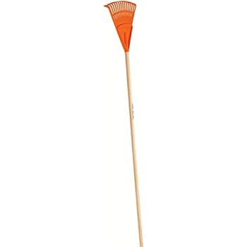Amazon.com : Truper 30465 Tru Tough 48-Inch Plastic Shrub Rake, 8-Inch ...