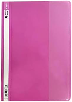 MAXI REPORT FILE A4 PINK,Clear Front Report Covers Project File with ...
