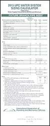 Amazon.com : 2015 UPC Water Pipe Sizing Calculator, IAPMO : Everything Else